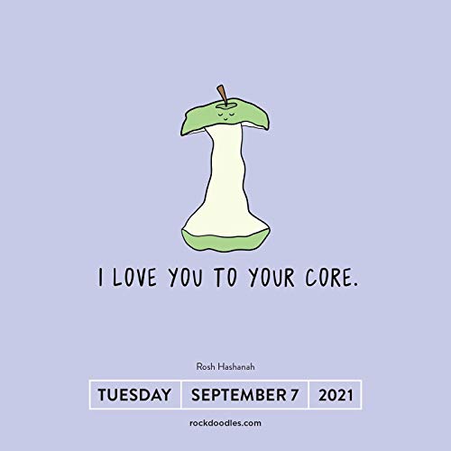 A 2021 Punny Day-to-Day Calendar by @rockdoodles: Carbe Diem