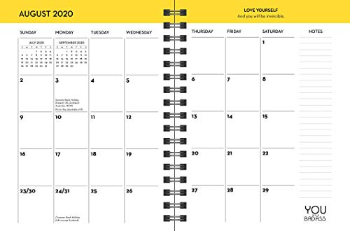 You Are a Badass 17-Month 2020-2021 Monthly/Weekly Planning Calendar: Deluxe Organizer (August 2020-December 2021)