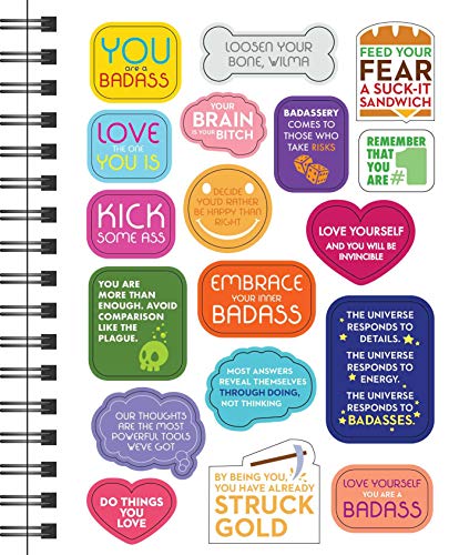 You Are a Badass 17-Month 2020-2021 Monthly/Weekly Planning Calendar: Deluxe Organizer (August 2020-December 2021)