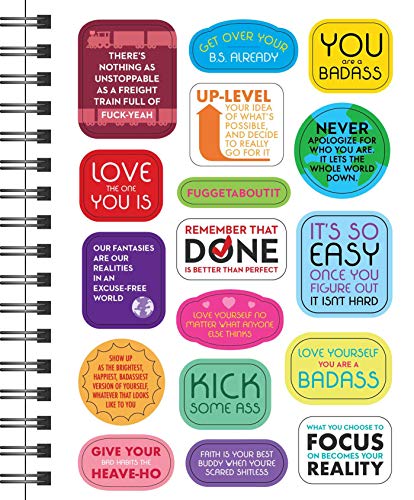 You Are a Badass 17-Month 2020-2021 Monthly/Weekly Planning Calendar: Deluxe Organizer (August 2020-December 2021)