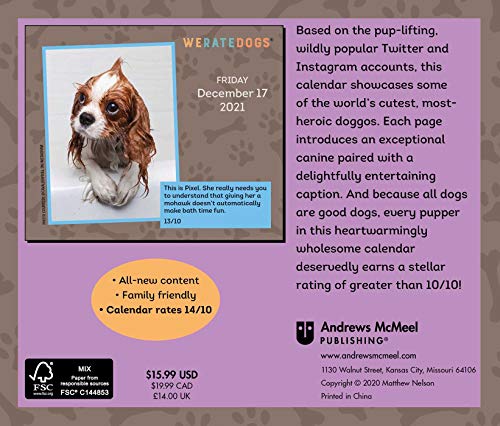 WeRateDogs 2021 Day-to-Day Calendar