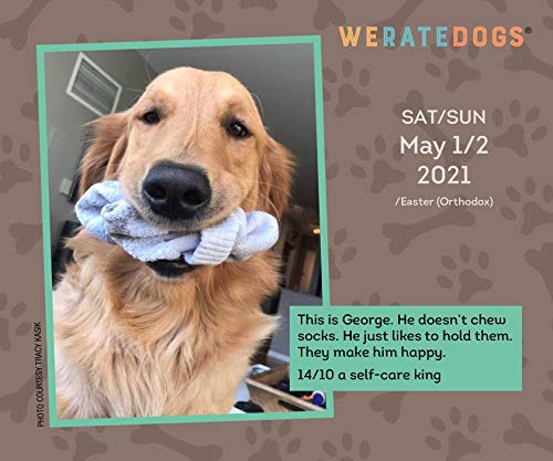 WeRateDogs 2021 Day-to-Day Calendar