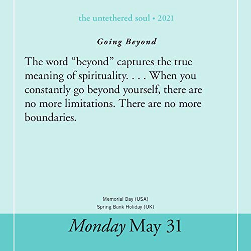 Untethered Soul 2021 Day-to-Day Calendar