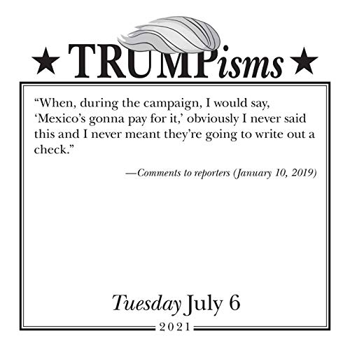 TRUMPisms 2021 Day-to-Day Calendar