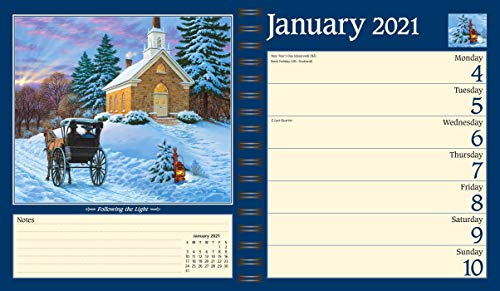 John Sloane's Country Seasons 2021 Monthly/Weekly Planner Calendar