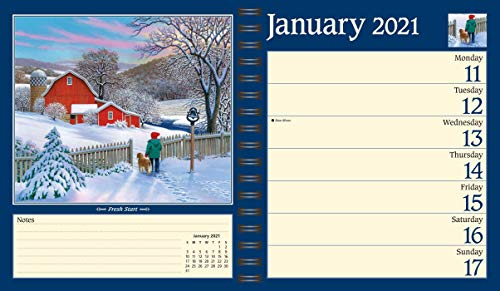 John Sloane's Country Seasons 2021 Monthly/Weekly Planner Calendar