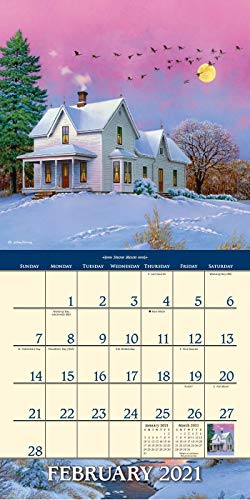 John Sloane's Country Seasons 2021 Mini Wall Calendar