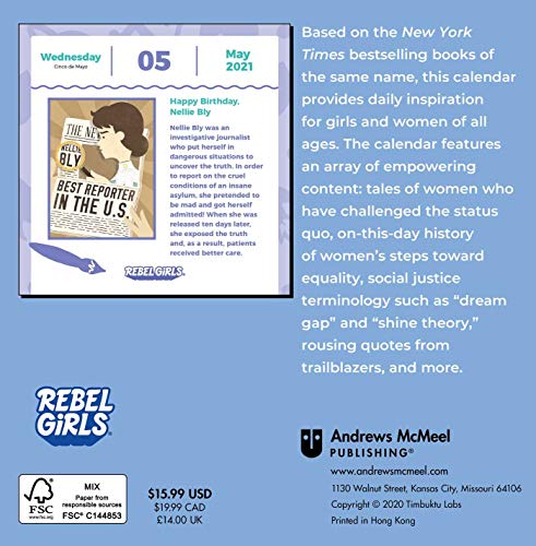 Good Night Stories for Rebel Girls 2021 Day-to-Day Calendar