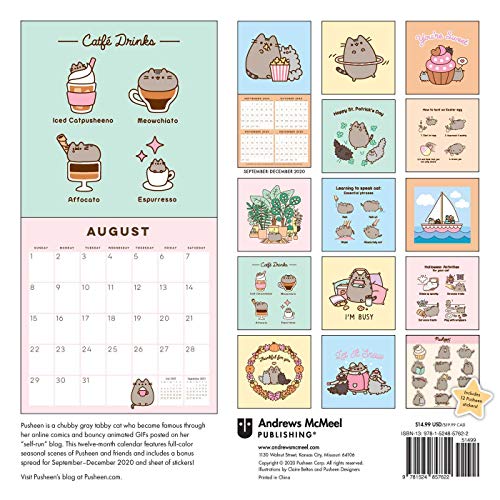 Pusheen 2021 Wall Calendar