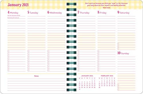 Posh: Deluxe Organizer 17-Month 2020-2021 Monthly/Weekly Planner Calendar: Lemondrops