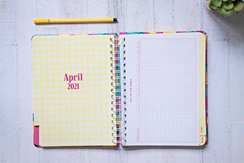 Posh: Deluxe Organizer 17-Month 2020-2021 Monthly/Weekly Planner Calendar: Lemondrops