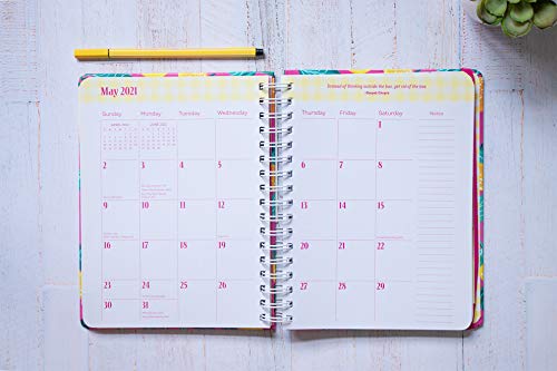 Posh: Deluxe Organizer 17-Month 2020-2021 Monthly/Weekly Planner Calendar: Lemondrops