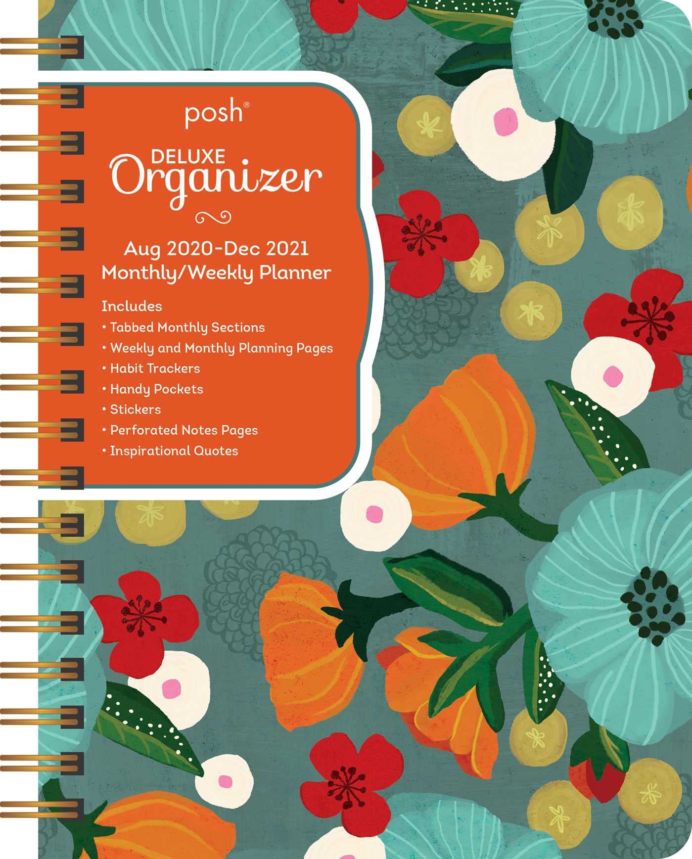 Posh: Deluxe Organizer 17-Month 2020-2021 Monthly/Weekly Planner Calendar: So Much Gratitude