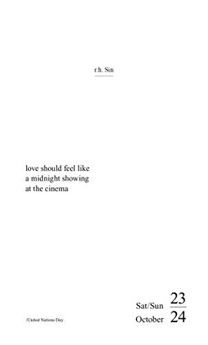 The Poetry of Samantha King Holmes & r.h. Sin 2021 Deluxe Day-to-Day Calendar