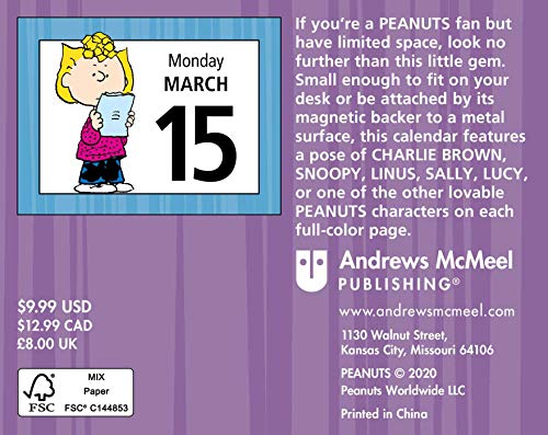 Peanuts 2021 Mini Day-to-Day Calendar