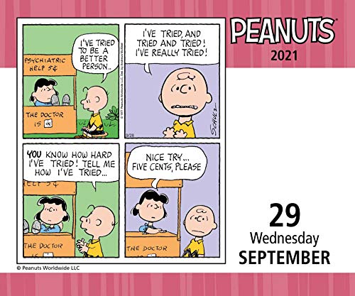 Peanuts 2021 Day-to-Day Calendar