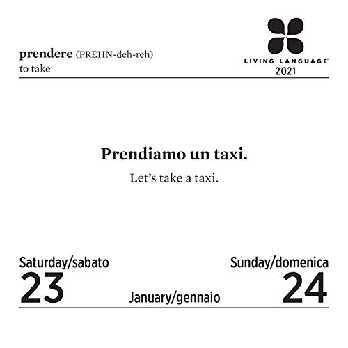 Living Language: Italian 2021 Day-to-Day Calendar
