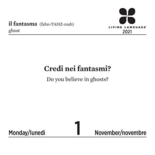 Living Language: Italian 2021 Day-to-Day Calendar