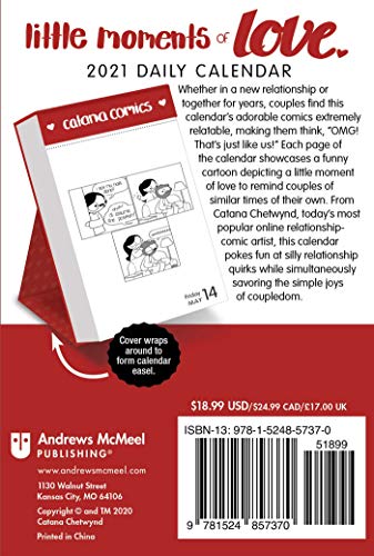 Catana Comics Little Moments of Love 2021 Deluxe Day-to-Day Calendar