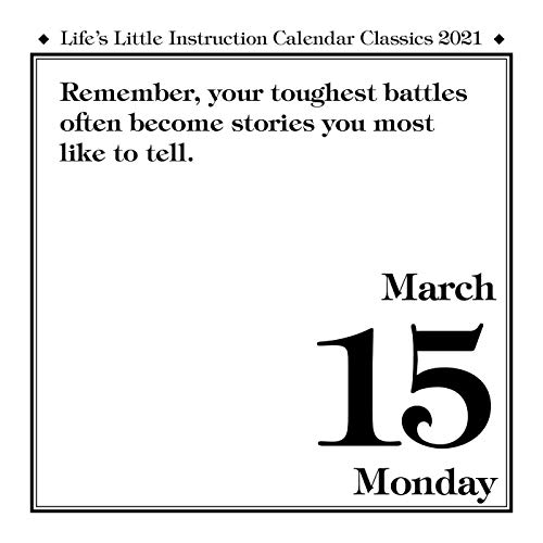 Life's Little Instruction 2021 Day-to-Day Calendar