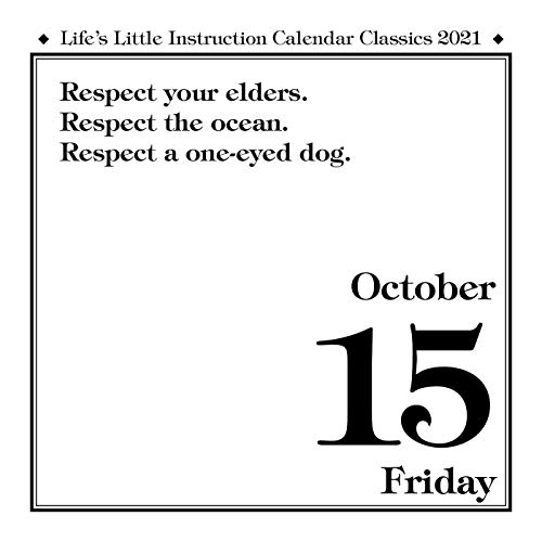 Life's Little Instruction 2021 Day-to-Day Calendar