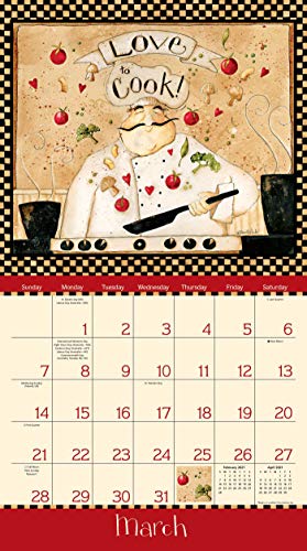 Home Is In the Kitchen 2021 Deluxe Wall Calendar