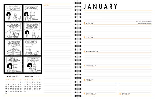 Dilbert 2021 Monthly/Weekly Planner Calendar