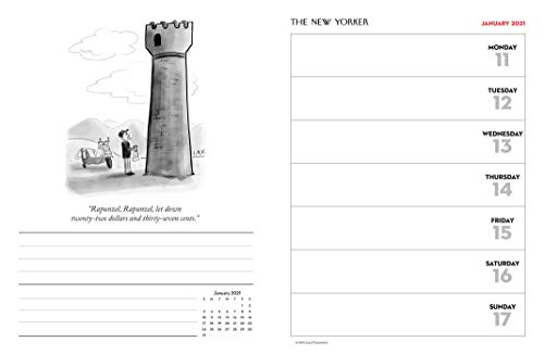 Cartoons from The New Yorker 16-Month 2020-2021 Weekly Planner Calendar