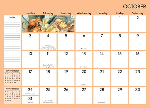 Marjolein Bastin Nature's Inspiration 2021 Monthly Pocket Planner Calendar