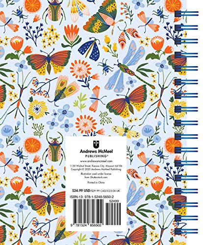 Posh: Deluxe Organizer 17-Month 2020-2021 Monthly/Weekly Planner Calendar: Garden Creatures