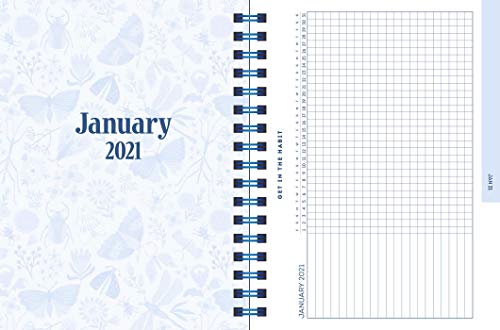 Posh: Deluxe Organizer 17-Month 2020-2021 Monthly/Weekly Planner Calendar: Garden Creatures