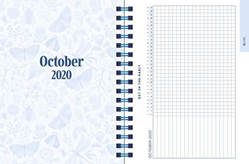 Posh: Deluxe Organizer 17-Month 2020-2021 Monthly/Weekly Planner Calendar: Garden Creatures