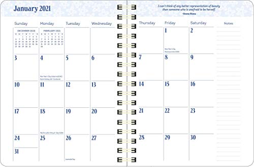 Posh: Deluxe Organizer 17-Month 2020-2021 Monthly/Weekly Planner Calendar: Blossoms and Bows