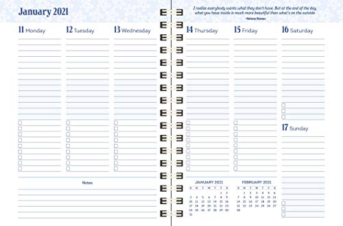 Posh: Deluxe Organizer 17-Month 2020-2021 Monthly/Weekly Planner Calendar: Blossoms and Bows