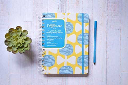 Posh: Deluxe Organizer 17-Month 2020-2021 Monthly/Weekly Planner Calendar: Blossoms and Bows