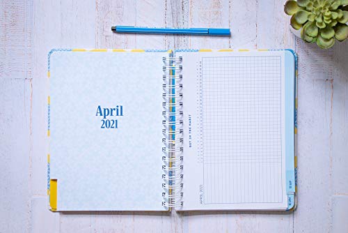 Posh: Deluxe Organizer 17-Month 2020-2021 Monthly/Weekly Planner Calendar: Blossoms and Bows