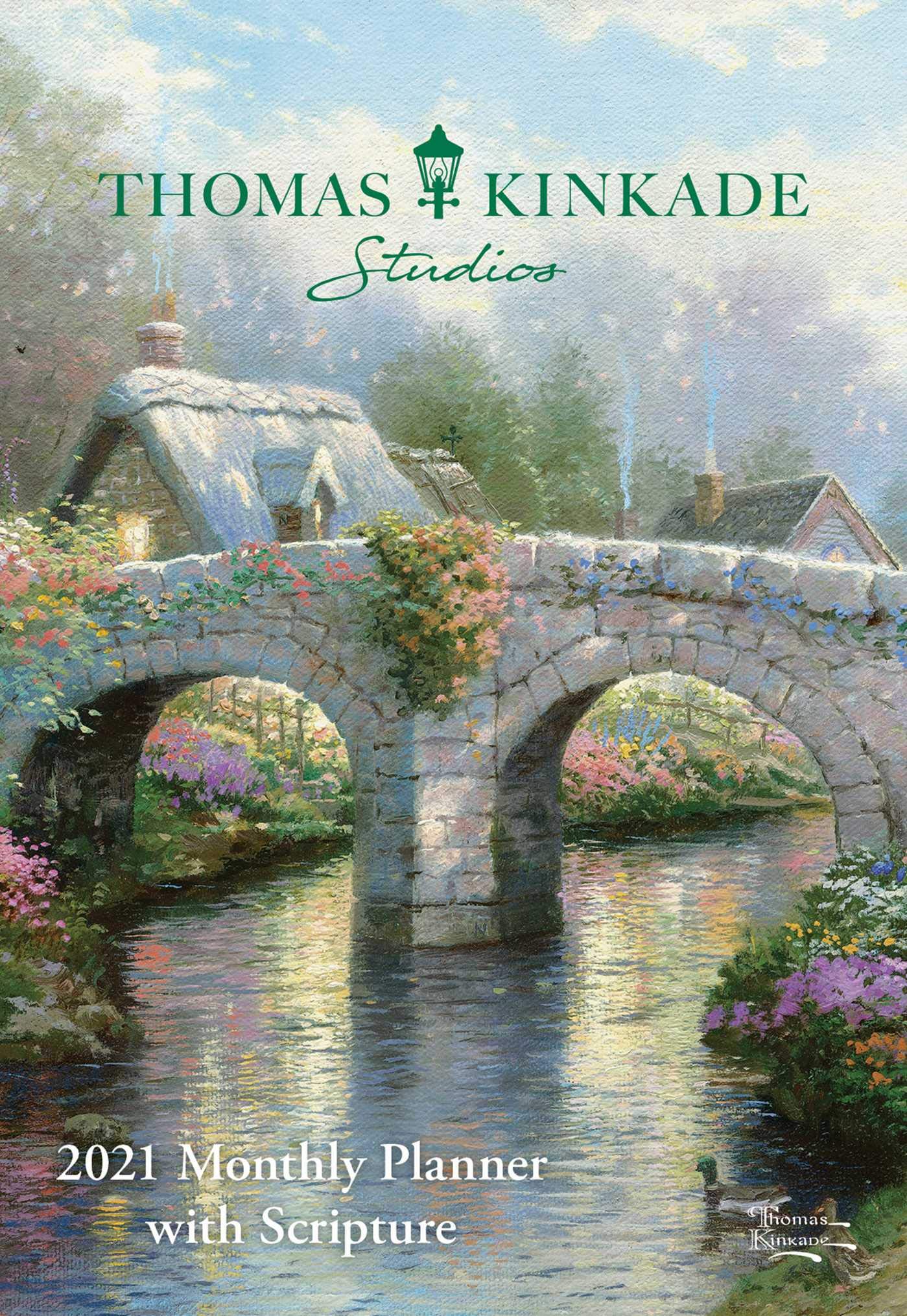 Thomas Kinkade Studios 2021 Monthly Pocket Planner Calendar with Scripture