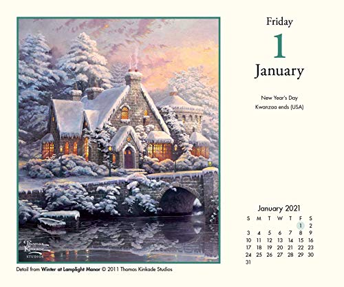 Thomas Kinkade Studios 2021 Day-to-Day Calendar