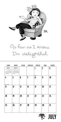 Mary EngelDark 2021 Wall Calendar: From the Shadier Side of Mary Engelbreit