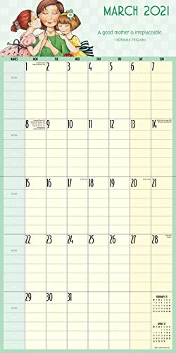 Mary Engelbreit Moms Can Do Anything! 17-Month 2020-2021 Family Wall Calendar