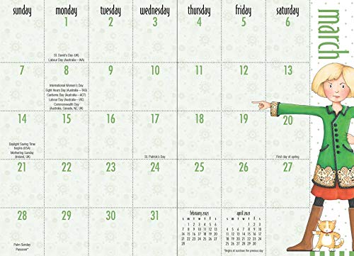 Mary Engelbreit 2021 Monthly Pocket Planner Calendar: I'm In Charge