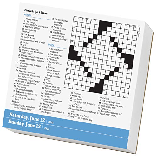The New York Times Daily Crosswords Page-A-Day Calendar for 2021