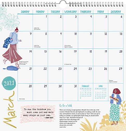 My Perfectly Imperfect Life Wall Calendar 2021: A Year of Letting Go
