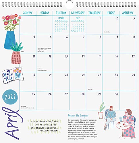 My Perfectly Imperfect Life Wall Calendar 2021: A Year of Letting Go