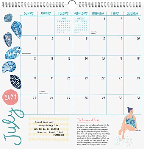 My Perfectly Imperfect Life Wall Calendar 2021: A Year of Letting Go