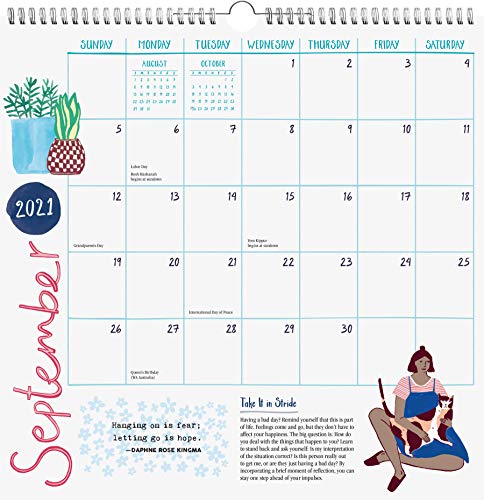 My Perfectly Imperfect Life Wall Calendar 2021: A Year of Letting Go