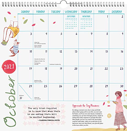 My Perfectly Imperfect Life Wall Calendar 2021: A Year of Letting Go