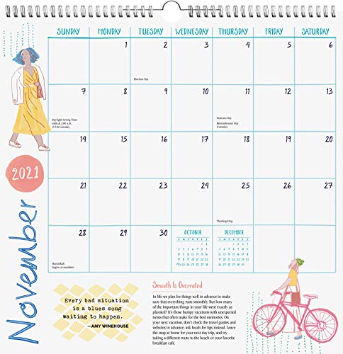 My Perfectly Imperfect Life Wall Calendar 2021: A Year of Letting Go