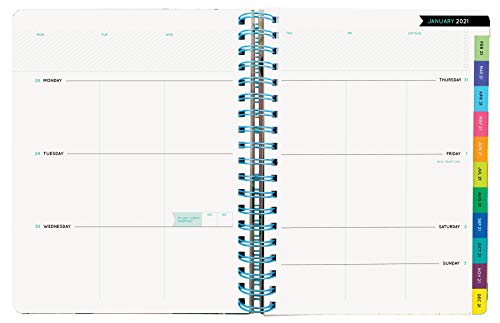Rise and Shine 17-Month Large Planner AUG 2020-DEC 2021 (Pipsticks+Workman)
