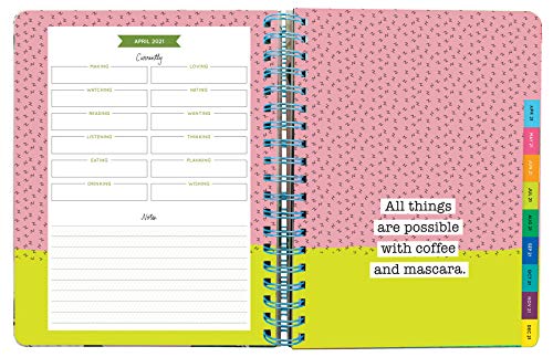 Rise and Shine 17-Month Large Planner AUG 2020-DEC 2021 (Pipsticks+Workman)